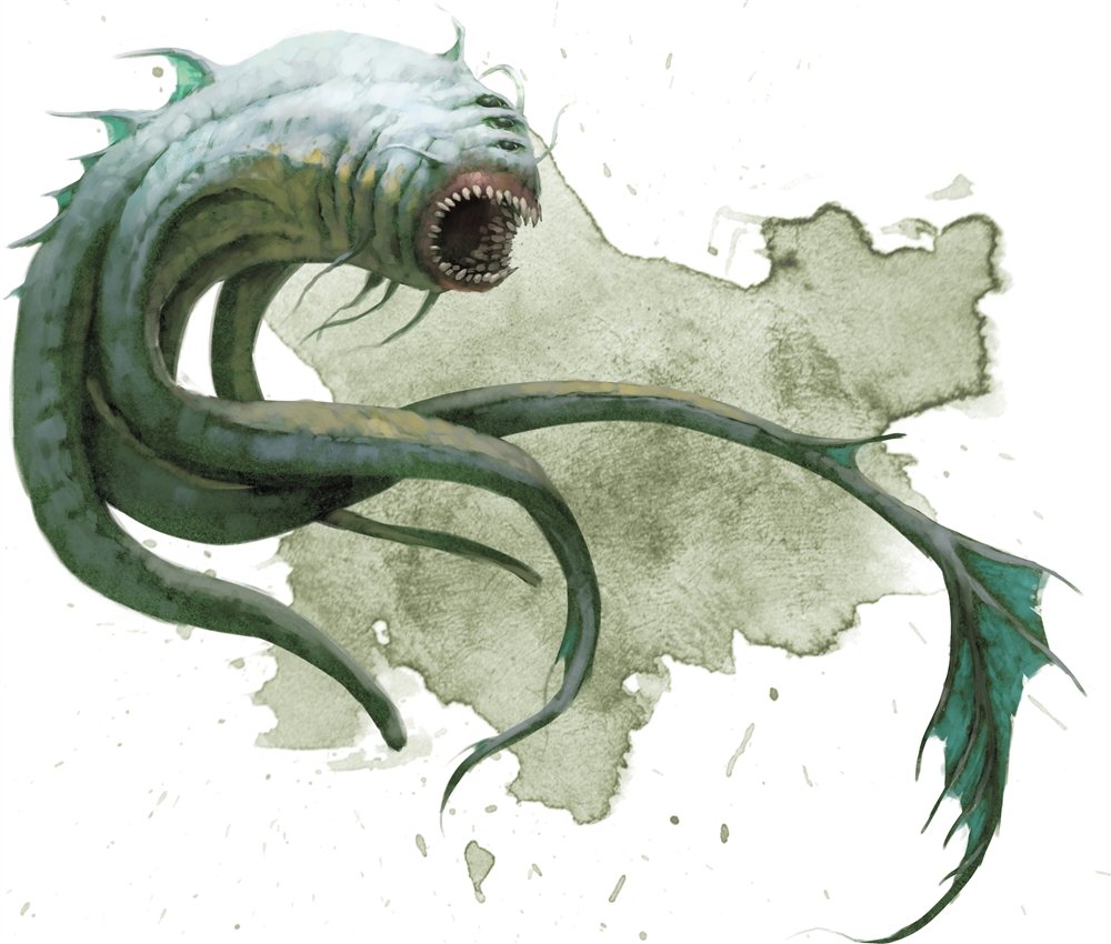 D&D Character Delve – Great Old One Triton Warlock for RPG Crate ...