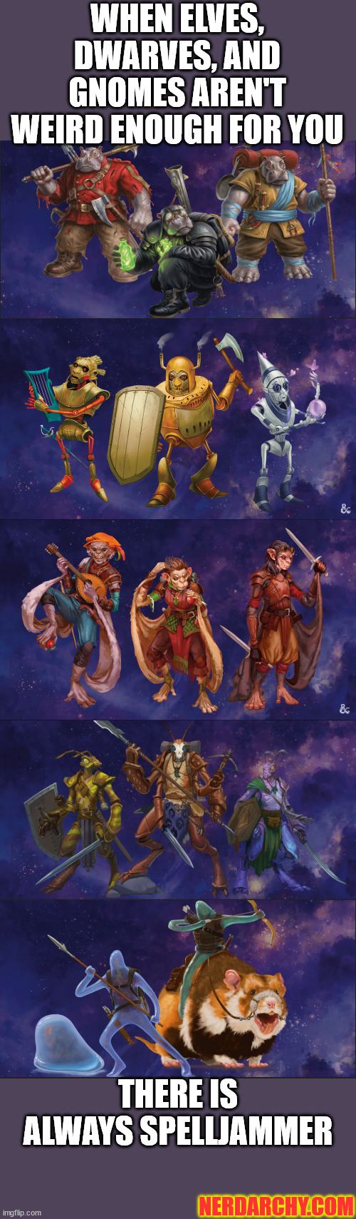 Spelljammer Races – Nerdarchy