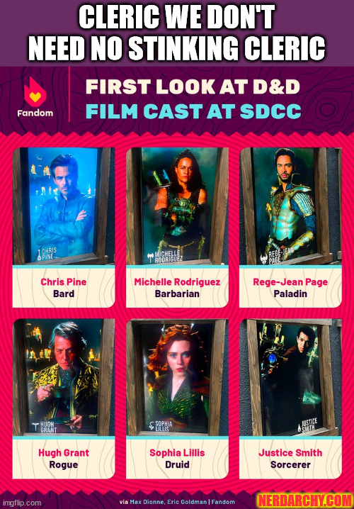 D&D Movie Cast and Characters – Nerdarchy