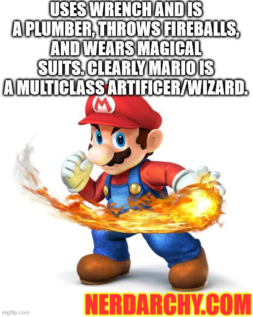Mario is an Artificer Wizard – Nerdarchy