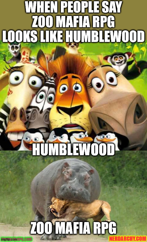 Zoo Mafia RPG Vs Humblewood – Nerdarchy